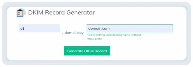 DKIM Record Syntax - Create an Errorfree DKIM Syntax Easily!
