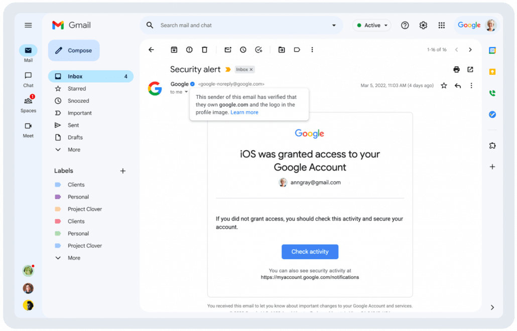 How to get Gmail's Blue Verified Checkmark / Blue Tick