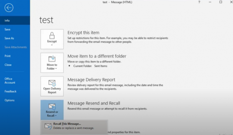 How to Recall an Email in Outlook? - Security Boulevard