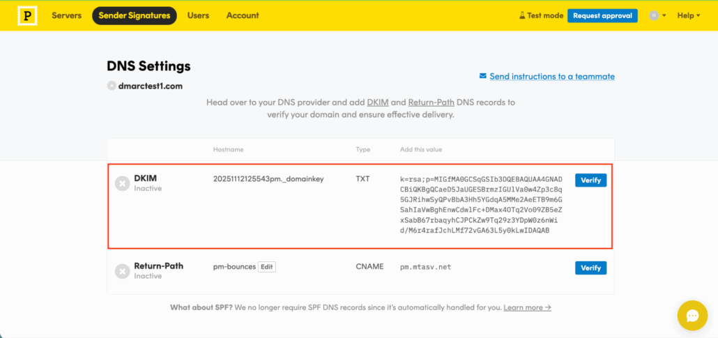 Postmark DMARC, SPF & DKIM Setup (Step-by-Step Guide)