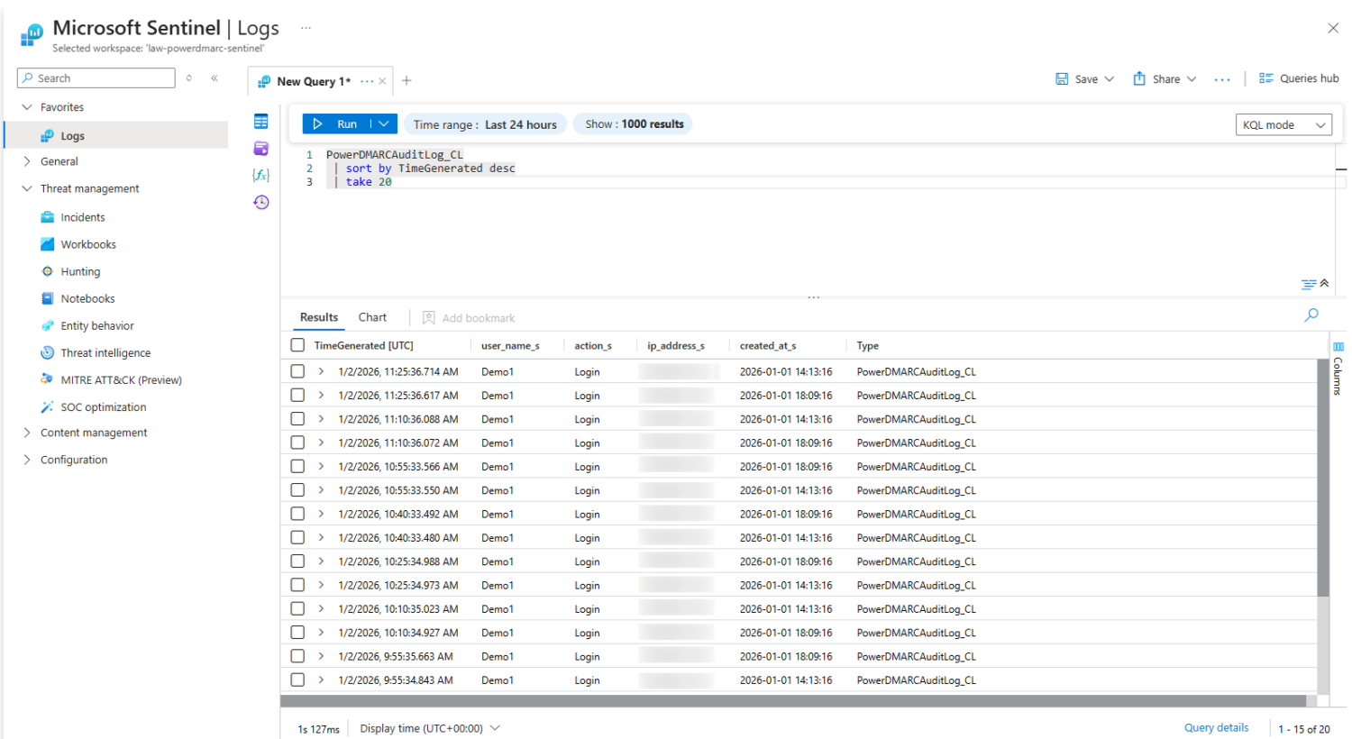 PowerDMARC Microsoft Sentinel Integration: Cloud-Native SIEM Visibility ...
